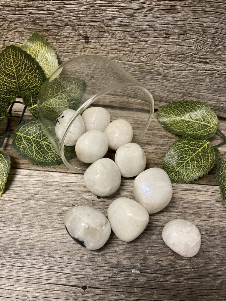 Rainbow Moonstone Tumbles – The Spirit Orb